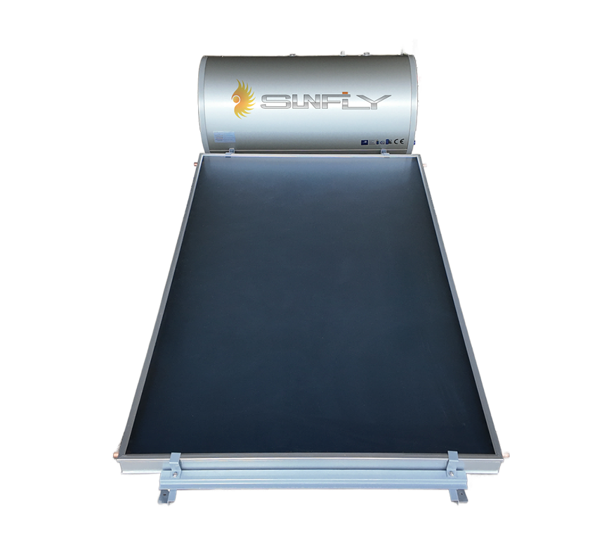 Solar Enamel jacket tank flat panel system 200L – Shengfulai New Energy
